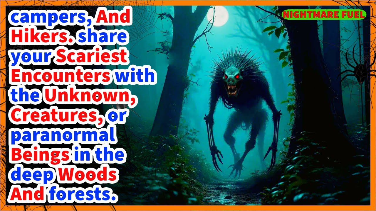 Campers, hikers. Share your scary encounters with the unknown and ...