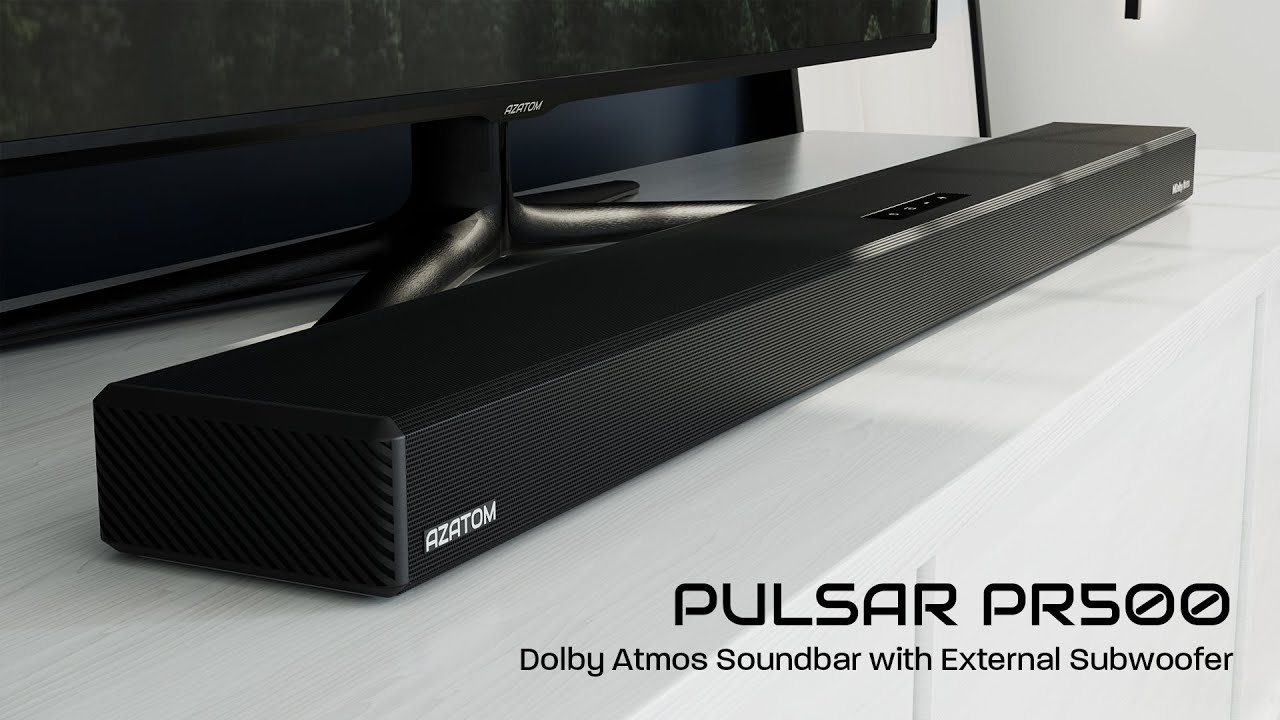 Pulsar PR500 | Dolby Atmos Soundbar with External Subwoofer - YouTube