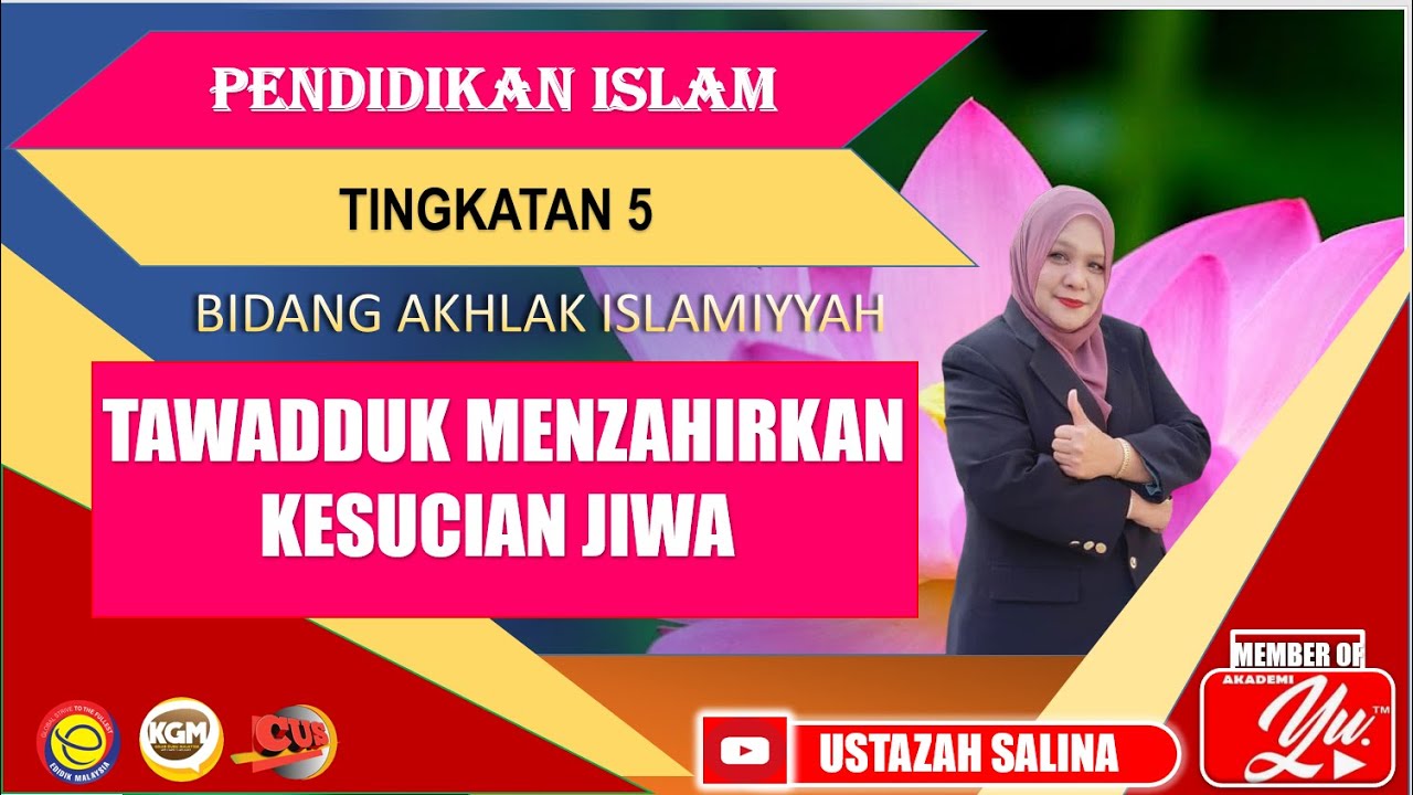 TAWADDUK MENZAHIRKAN KESUCIAN JIWA-|PENDIDIKAN ISLAM |TINGKATAN 5 ...