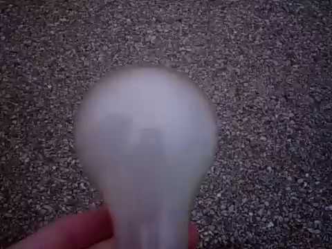 What Happens If You Throw A Light Bulb Against The Ground? - YouTube