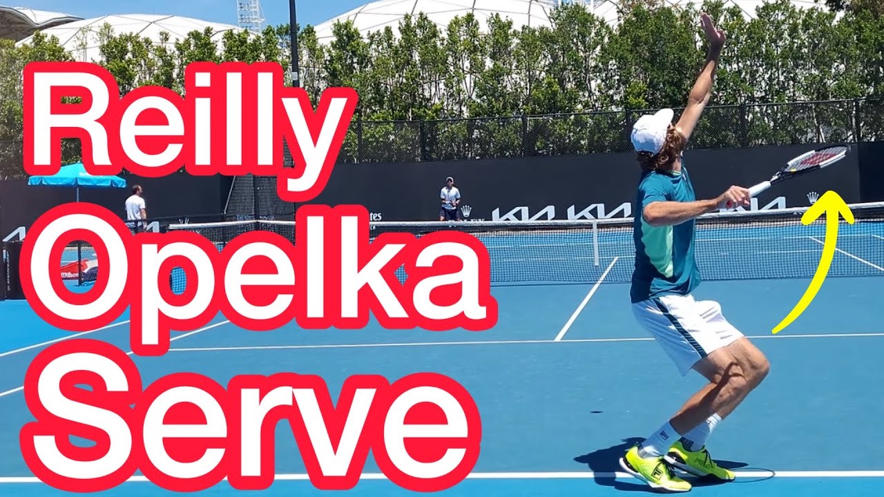 Reilly Opelka Serve Analysis (6 Awesome Tennis Tips) - YouTube
