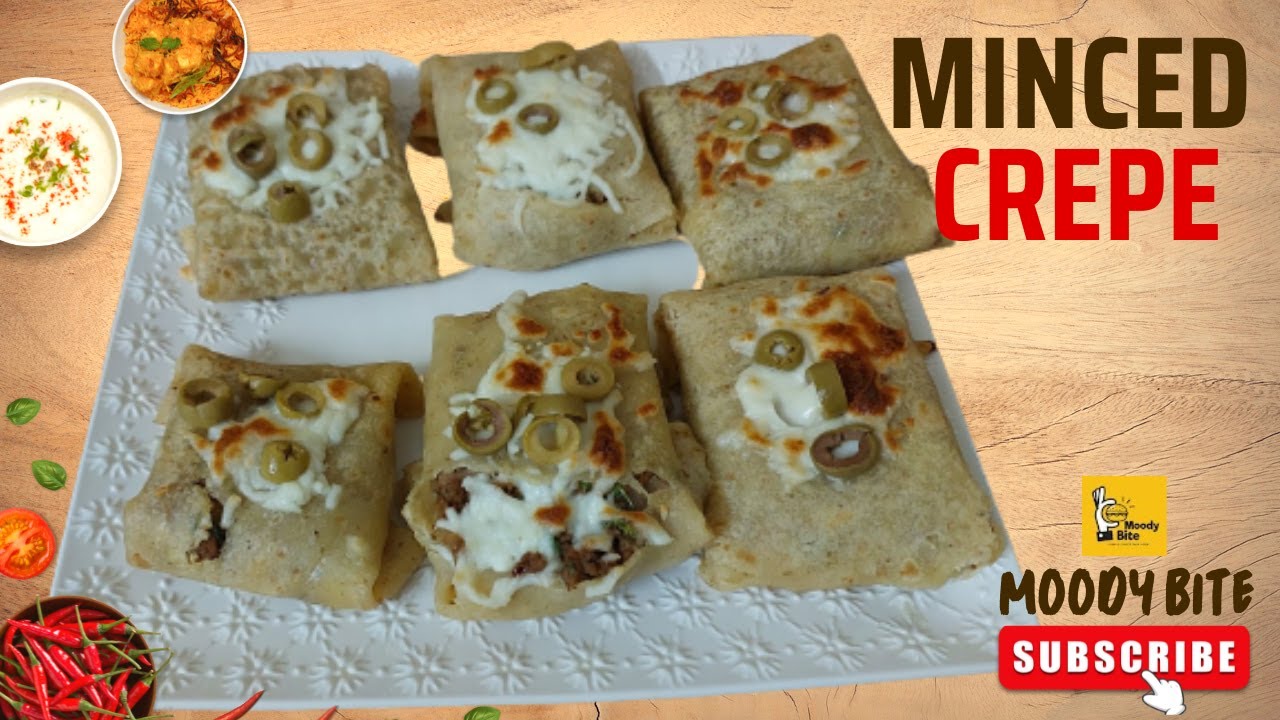 Minced Crepe I How to make Crepes I EASY DELICIOUS CREPES - YouTube