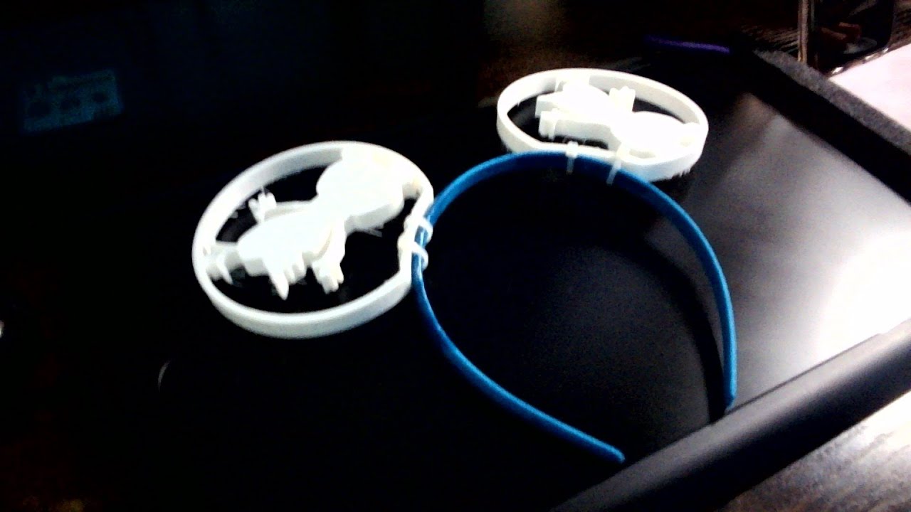 Mouse Ears 3D Printer Craft - YouTube