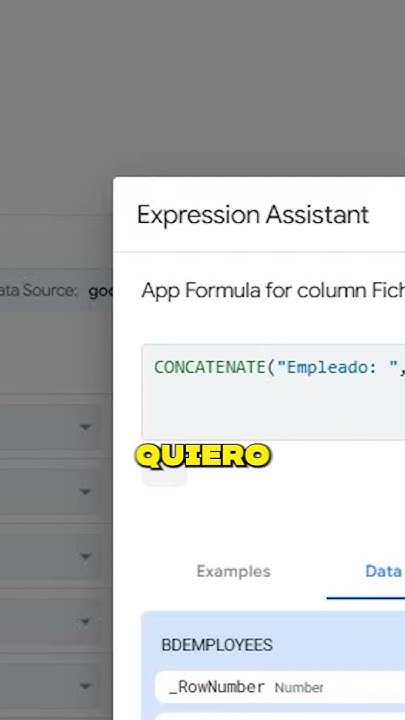 🔗 Explora la función CONCATENATE en AppSheet 🚀 #AppSheet #AppSheetTutorial #ExcelTips - YouTube