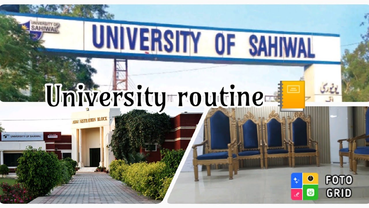 University routine || vlog 2 || University of sahiwal || Abiha'z planet ...