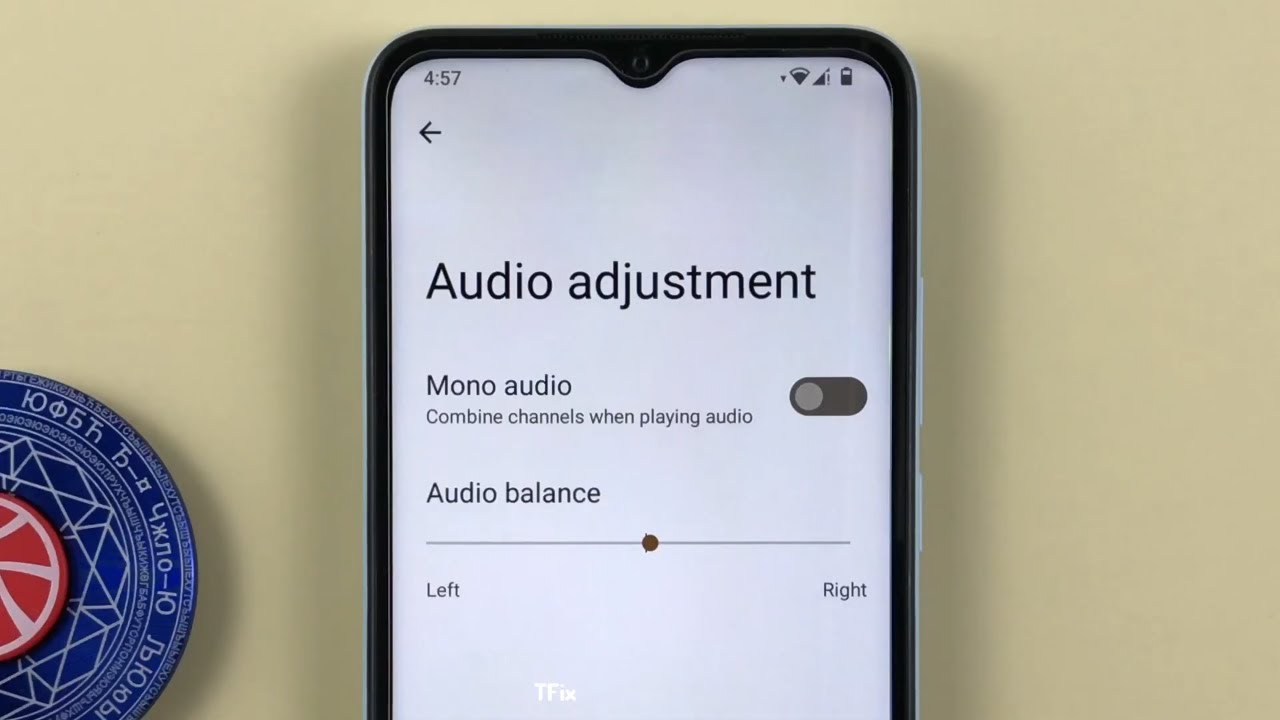 Mono Audio, Audio balance left and right on Xiaomi Redmi A1 Android 12 ...