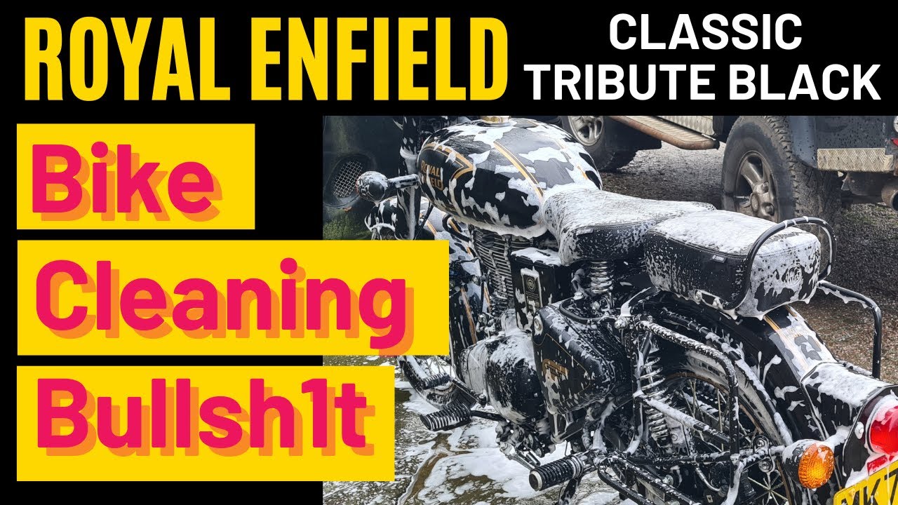 Part 1 Ultimate Bike Cleaning with my Royal Enfield Classic 500 ...