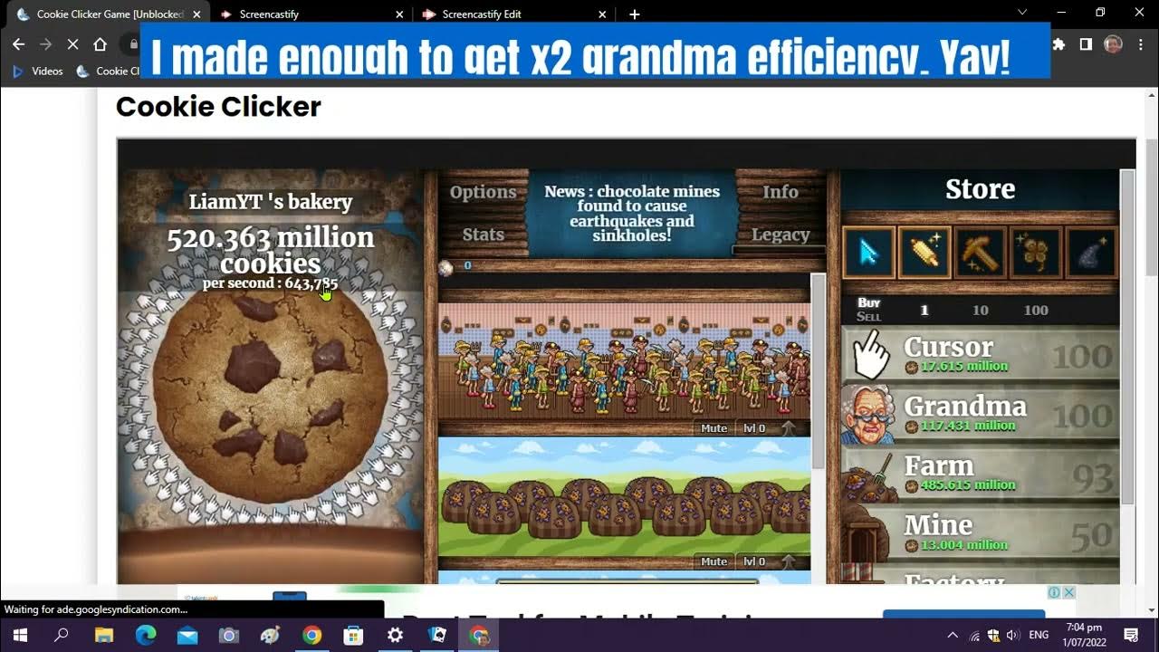 Cookie Clicker (Episode 1) #cookieclicker - YouTube