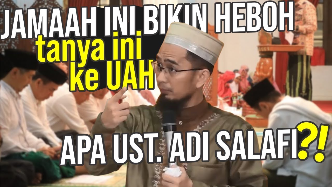 Ditanya Jamaah Apa Ust Adi Salafi⁉️ Ini Jawaban Langsung Ustadz Adi