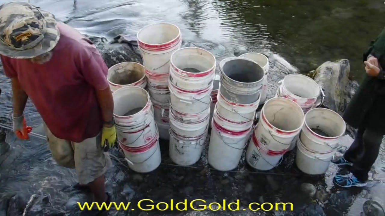 Group Gold Prospecting Project 2019 - Here is our floating sluice - YouTube