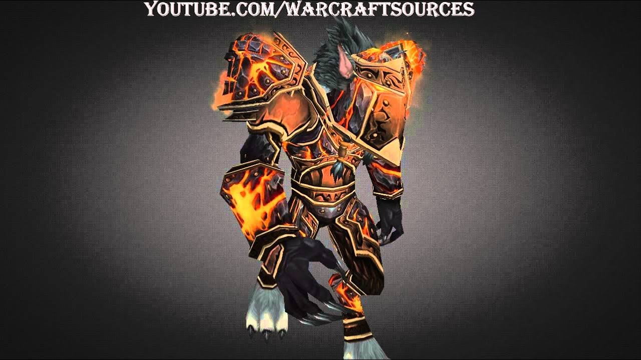 Worgen Warrior Tier 12 armor set - T12 - Molten Giant Warplate ...