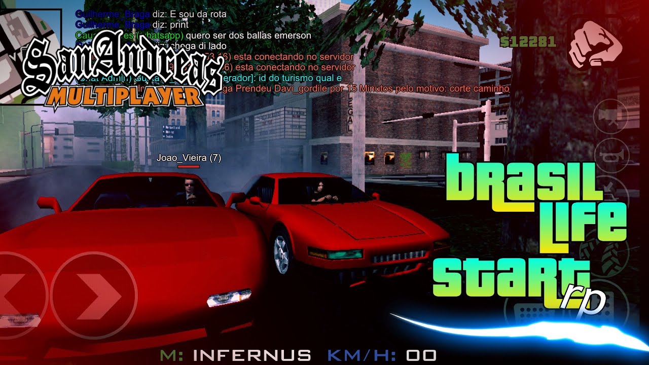 VIDA DE ADMIN! - SAMP ANDROID | Brasil Life Start RP - YouTube