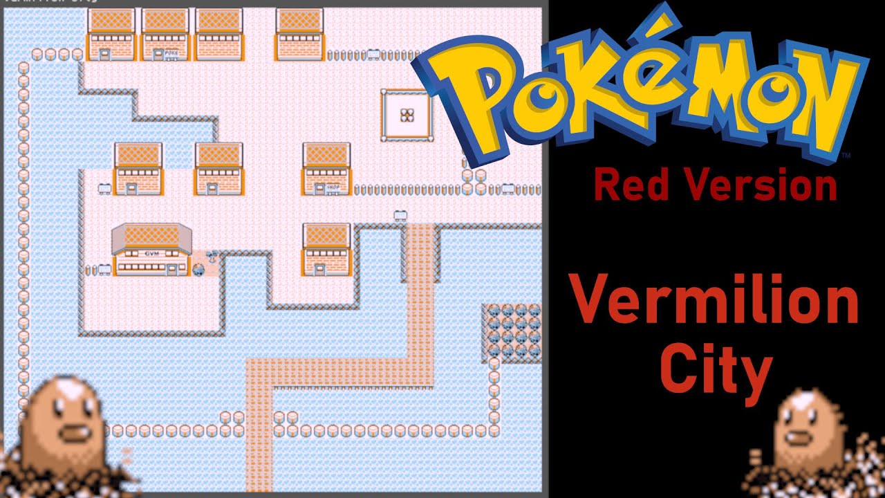 Pokemon Red Version Area Maps 2016/02: Pokémon: Red, Green (J) & Blue