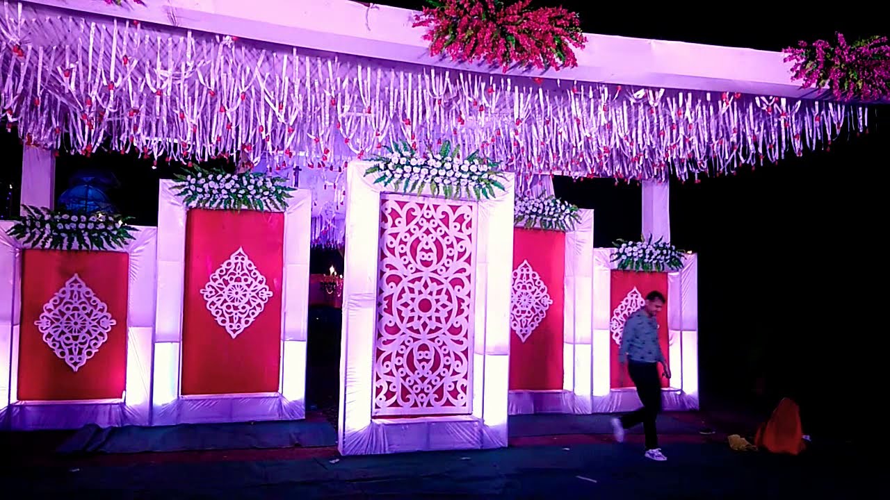 box Entry Gate Decoration photos - YouTube