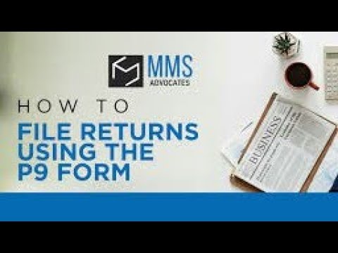 How to file kra returns using p9 - YouTube