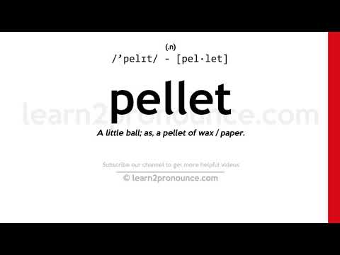 topak okunuşu | Pellet Tanımı