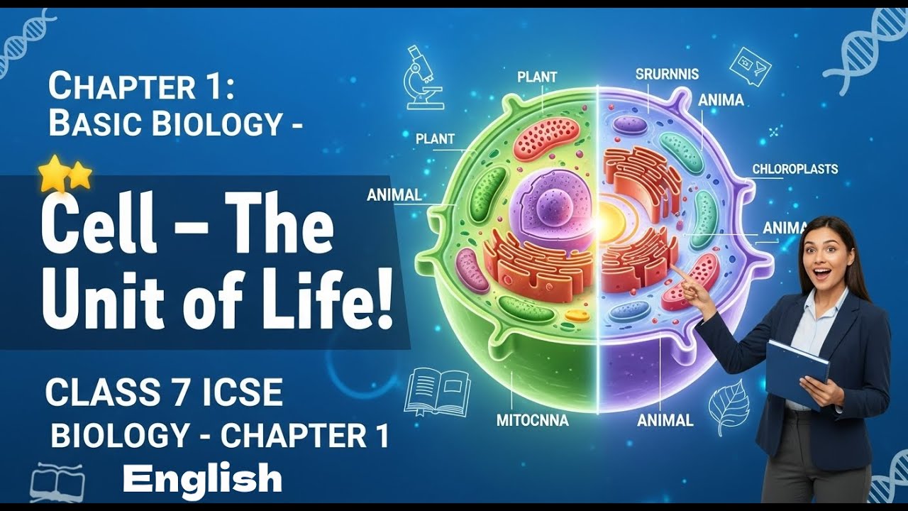 Cell – The Structural & Functional Unit of Life | ICSE Class 8 Biology ...