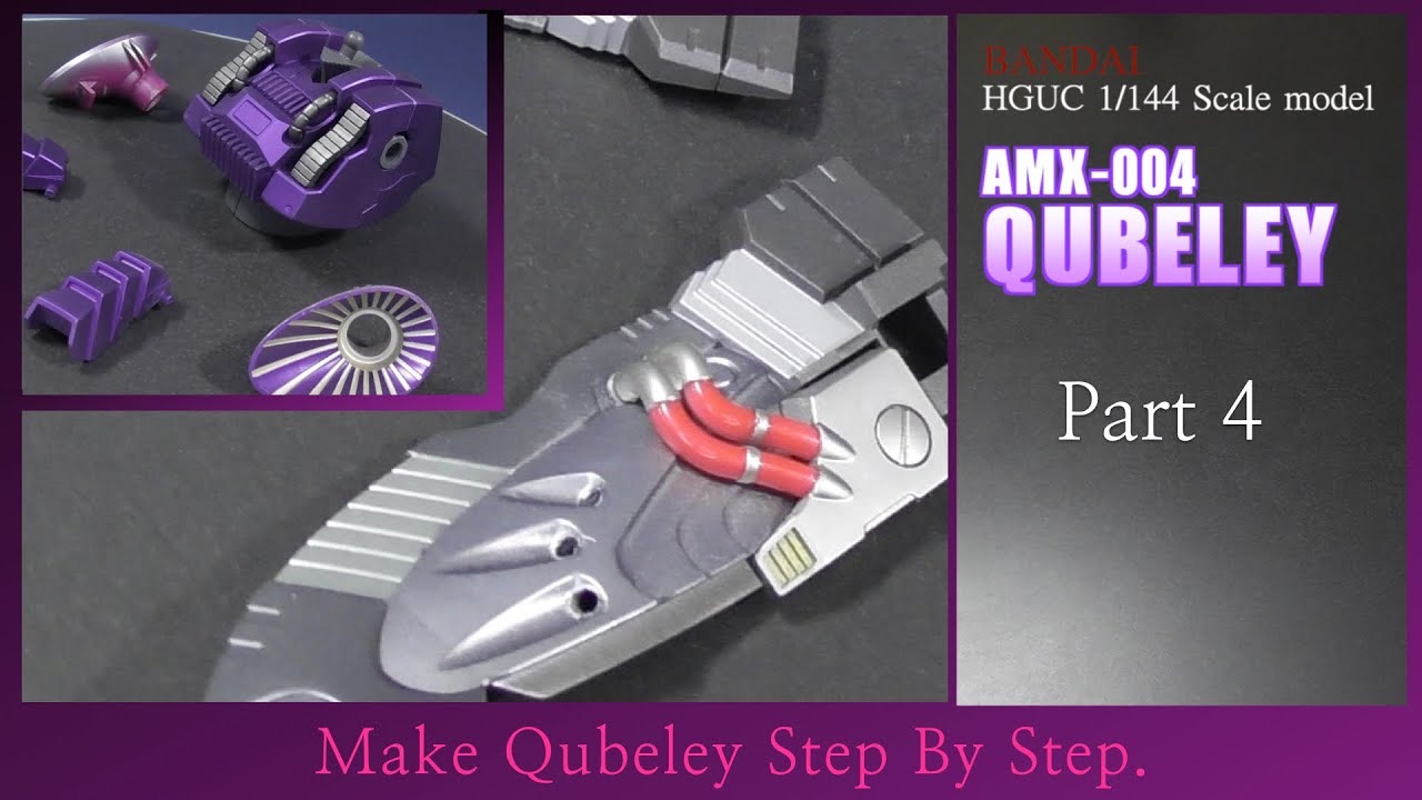 【ガンプラ】HGUC QUBELEY を作る Part4 【Imaginary Dock】 - YouTube