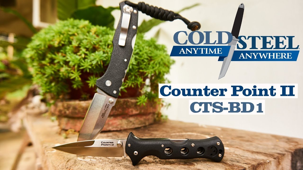 Cold Steel Counter Point 2 CTS BD1 - YouTube