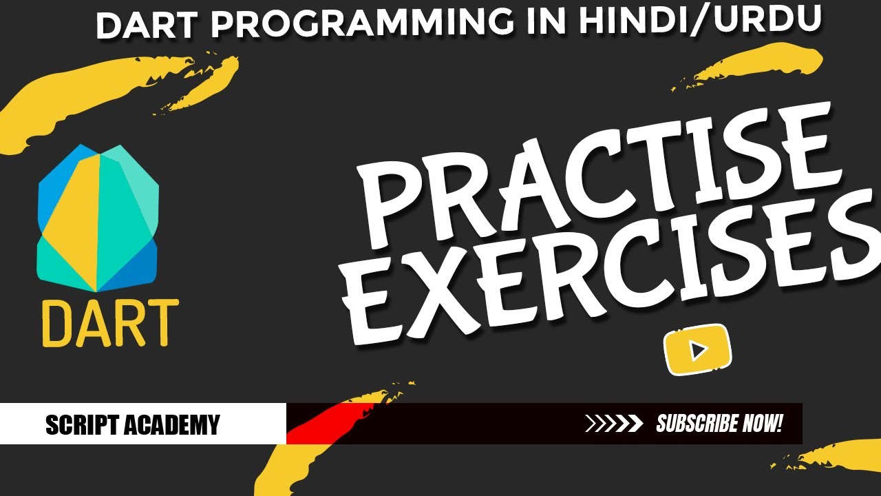 Practise Exercices in DART lec#2 | Hindi/Urdu Tutorial - YouTube