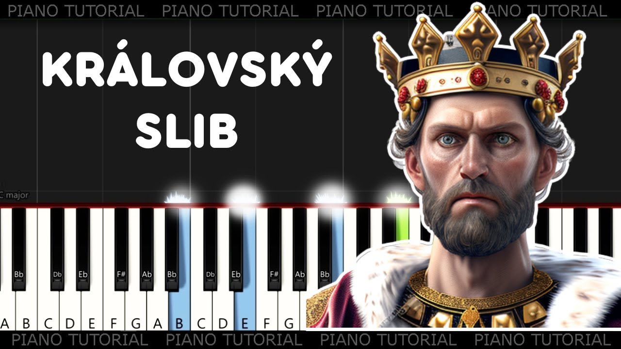 Královsky slib - Dál sním - písnička z pohádky (piano tutorial | jak ...