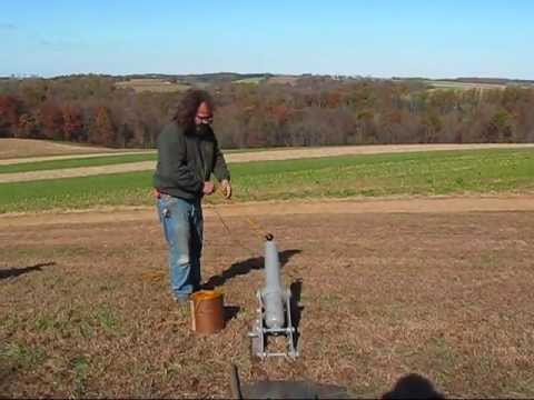 Cannons shooting lines and bowling balls - YouTube
