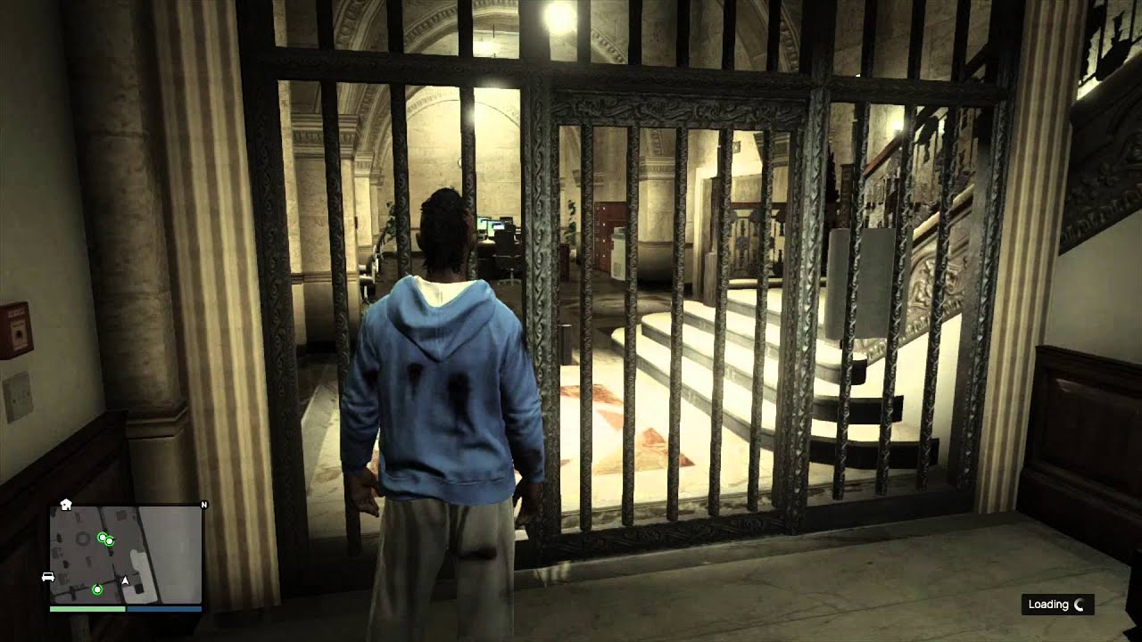 GTA 5 Online - Inside The Bank Heist Vault - YouTube