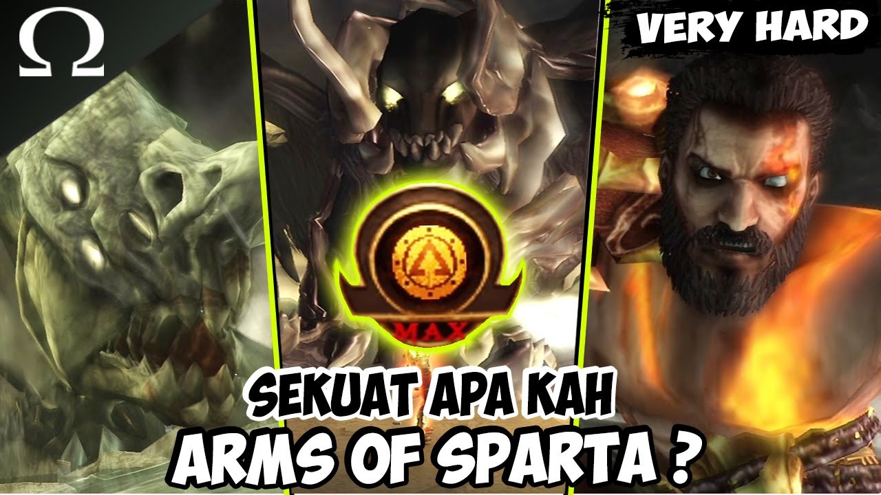ARMS OF SPARTA MELAWAN SEMUA BOSS - God Of War Ghost Of Sparta (VERY ...