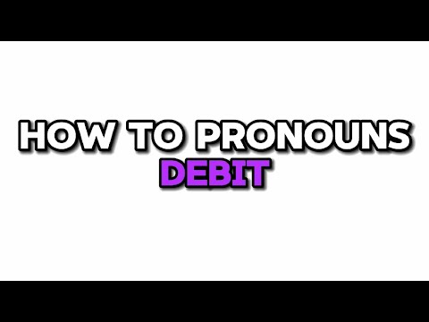 How to pronounce DEBIT | Pronounce Debit in English - YouTube