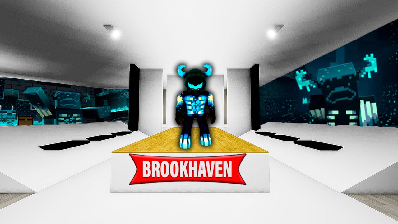 COMO SER WARDEN de MINECRAFT en BROOKHAVEN 🏡 RP ROBLOX - YouTube