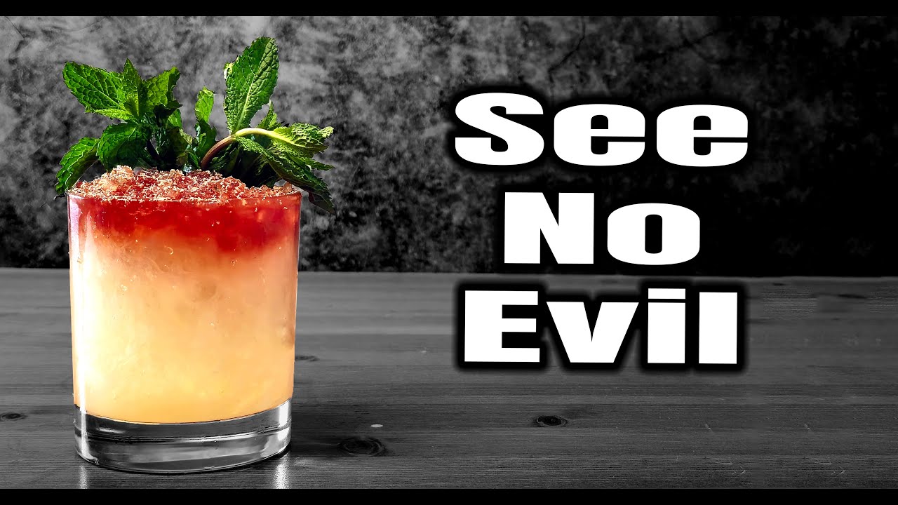How To Make The See No Evil Cocktail | Booze On The Rocks - YouTube