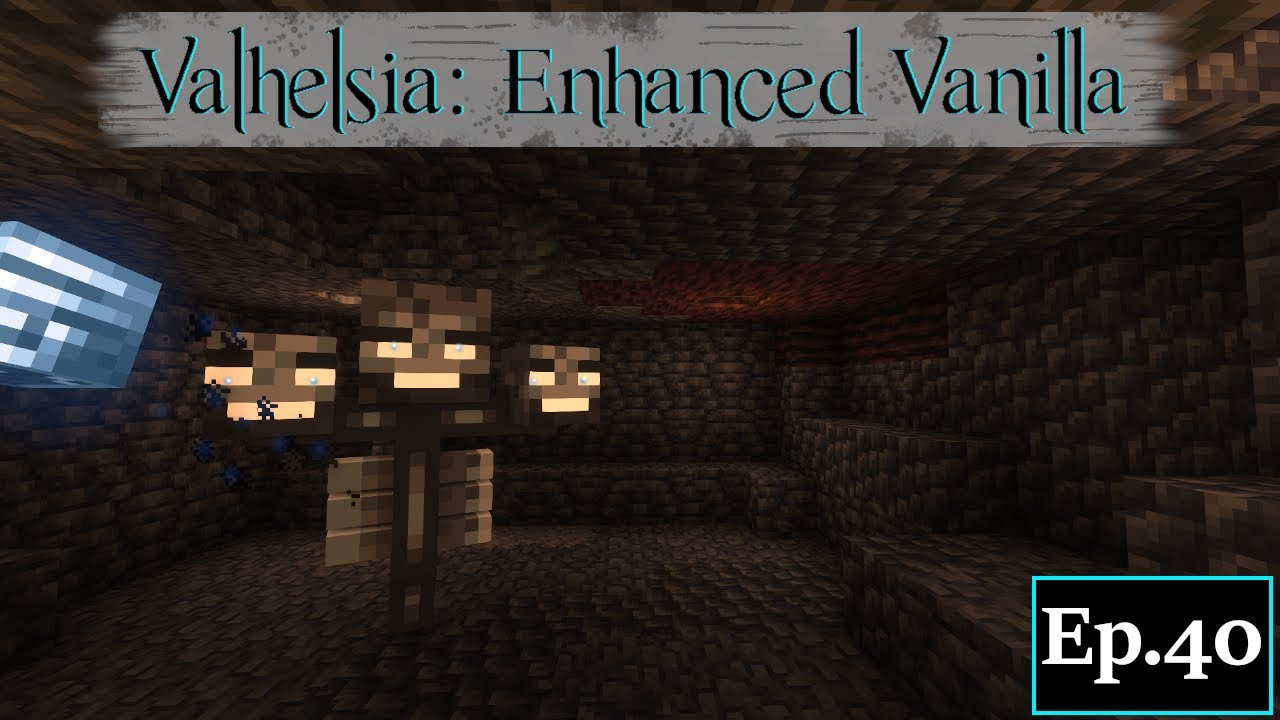 Minecraft: Valhelsia Enhanced Vanilla (Ep. 40)Boss: Wither, Stronghold ...