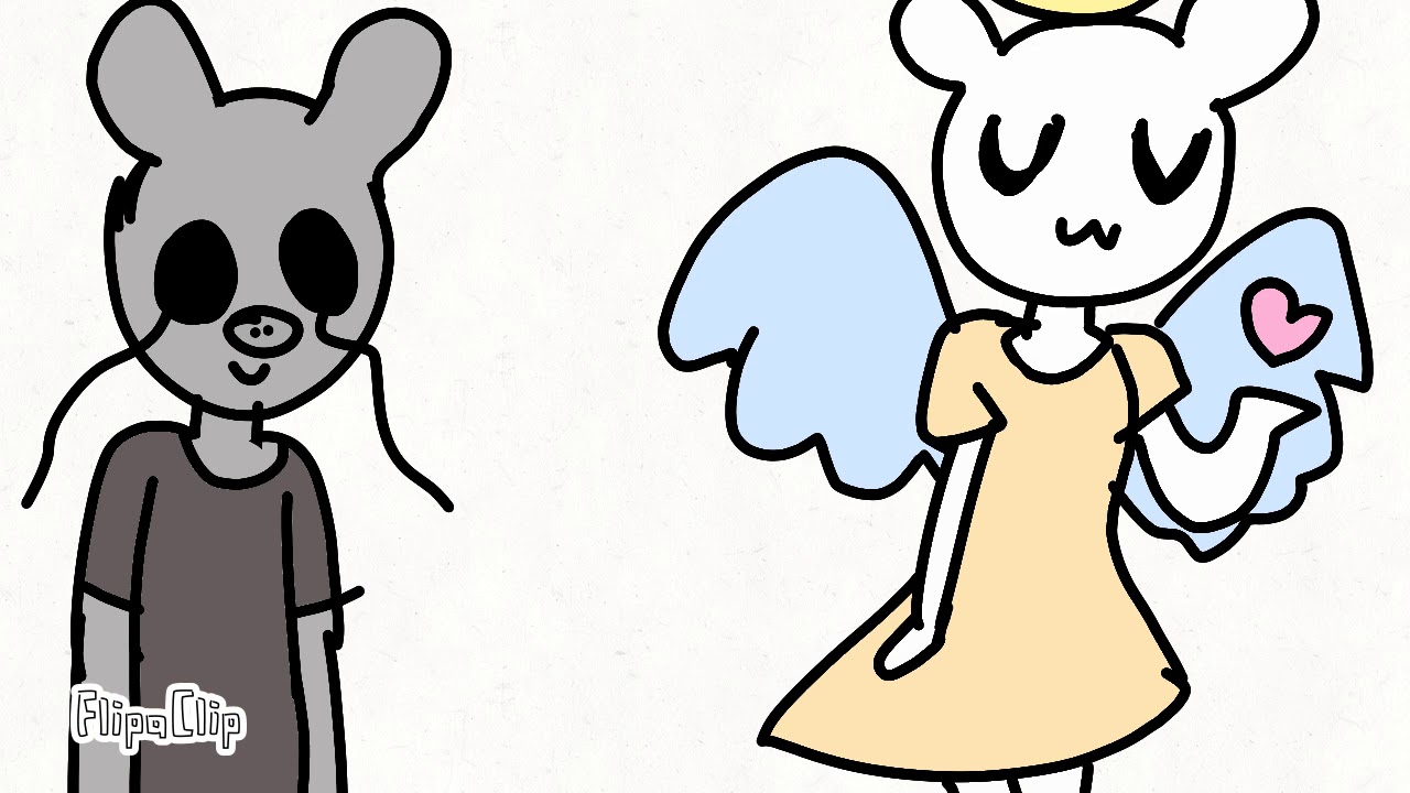 He Broke my heart | piggy Roblox ft.memory angel and devil - YouTube