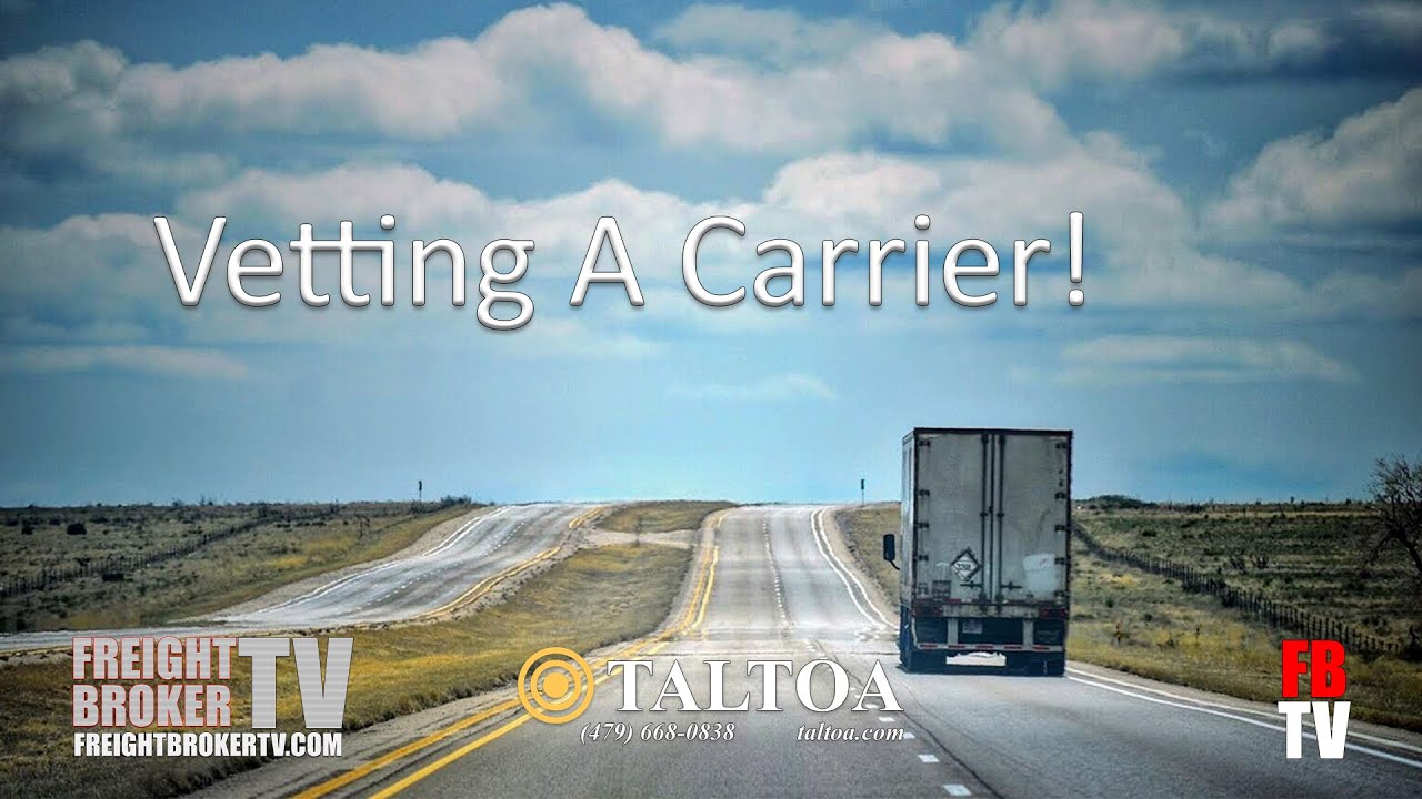 Vetting A Carrier - YouTube
