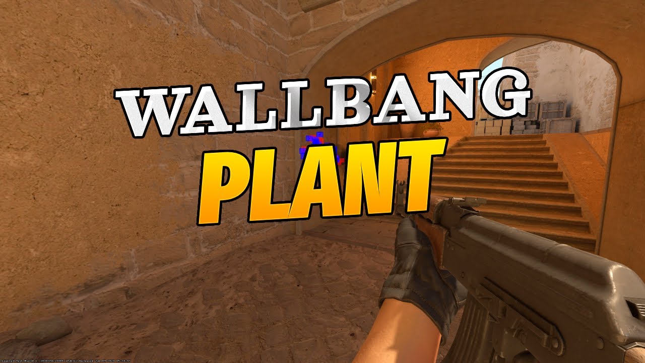 CS2 Mirage Wallbang Plant (Default Plant = Undefusable?) - YouTube