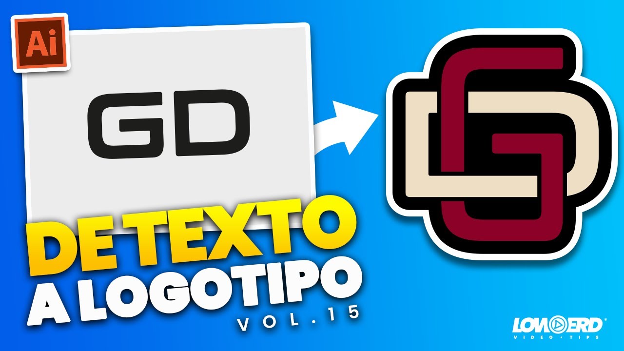 🔥Como hacer un logo con letras en adobe illustrator paso a paso - YouTube