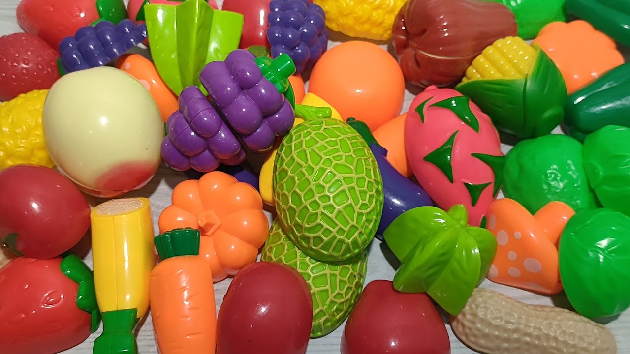 Toy ASMR | 5:18 Minutes With Cutting fruits and Vegetables Starfruit ...