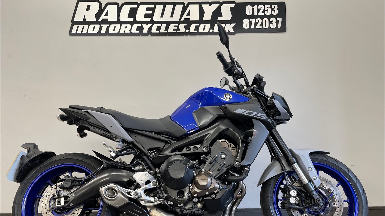 Yamaha MT-09 2020 Blue 10978 - YouTube
