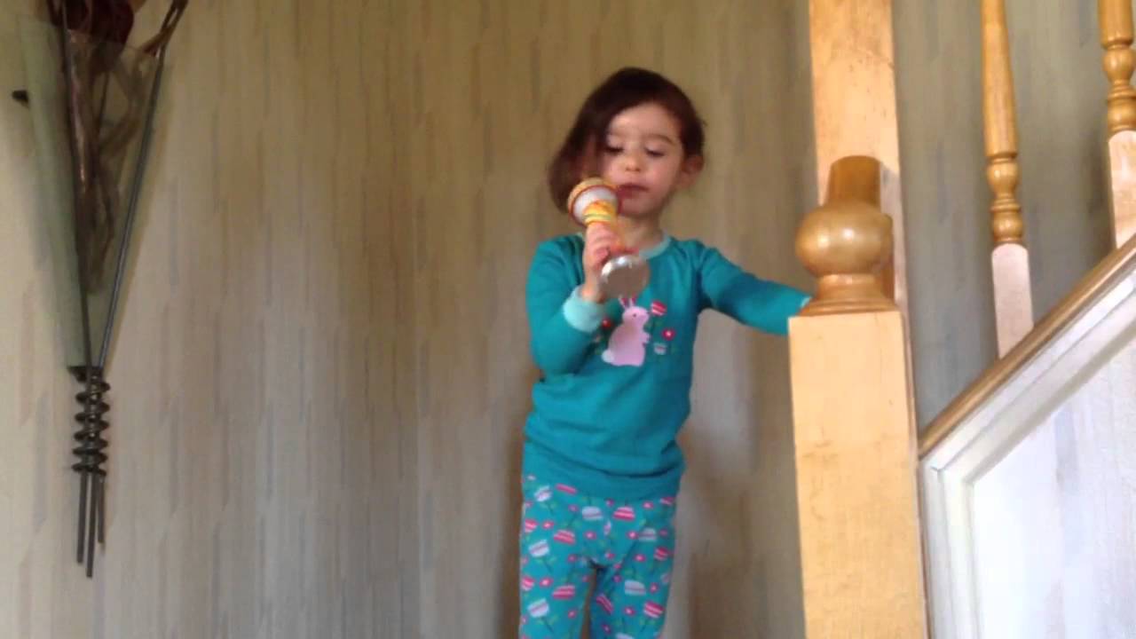 Singing on stage at Grandma's house - YouTube