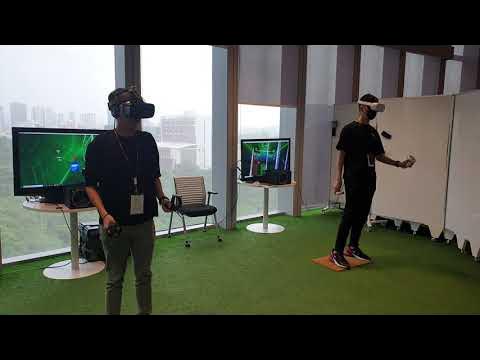 VR Booth - DBS offices - YouTube