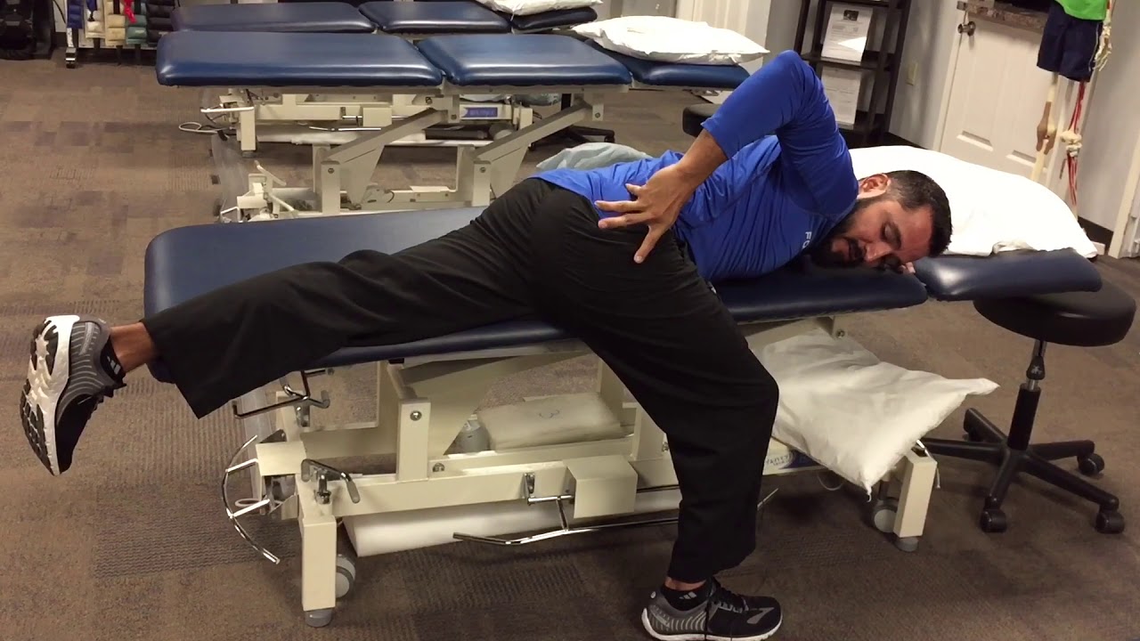Blocked Quad Stretch - Prone Quad Stretch Sprinters - YouTube
