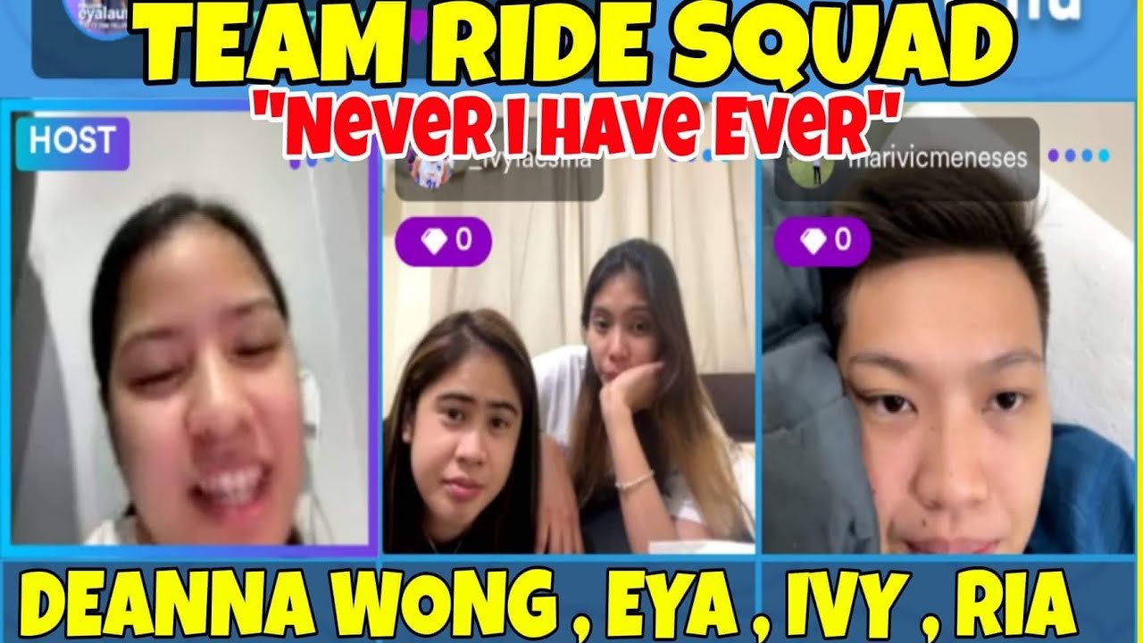[TEAM RIDE SQUAD ️] DEANNA WONG , EYA LAURE , RIRI , IVY LACSINA KUMU ...