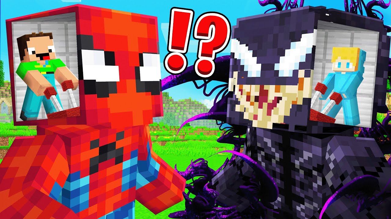 Billy wird SPIDERMAN und UKRI VENOM SUPERHELD in Minecraft! - YouTube