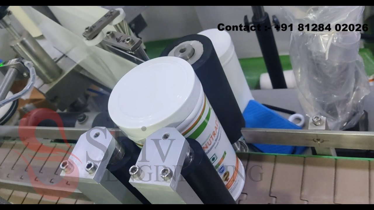 Automatic Spot Wrap-around #labelingmachine | SHIV ENGINEERING, INDIA. - YouTube