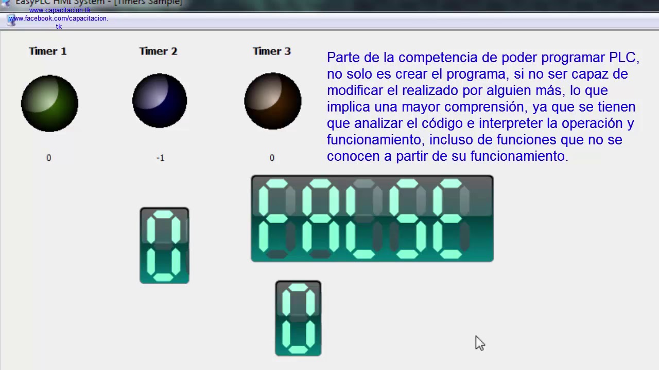 Temporizador configurado en HMI parte 1 de 2 - YouTube