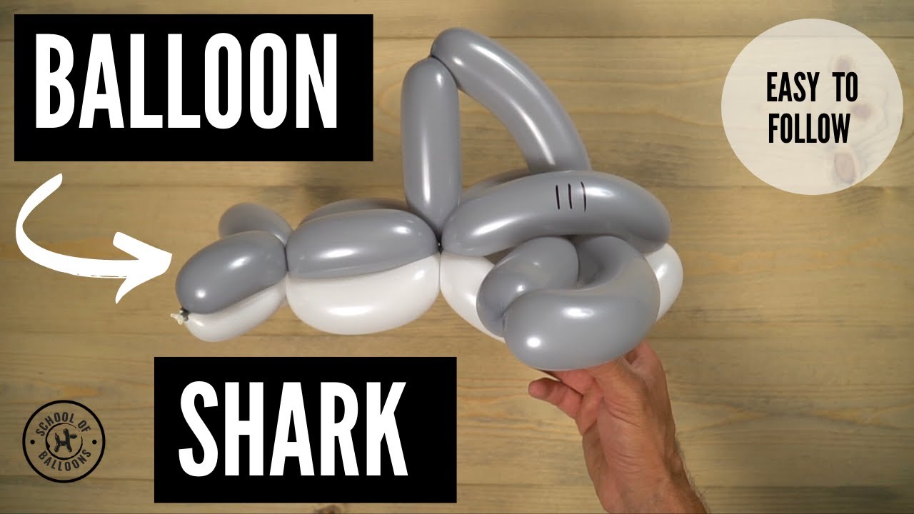 How To Make A Balloon Shark - YouTube