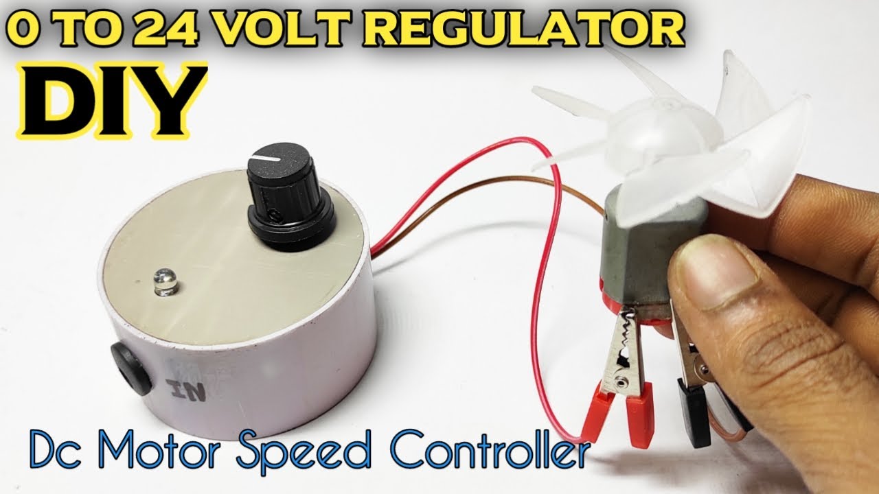 How to make 12 volt DC Motor Speed Controller At Home simple And Easy ...