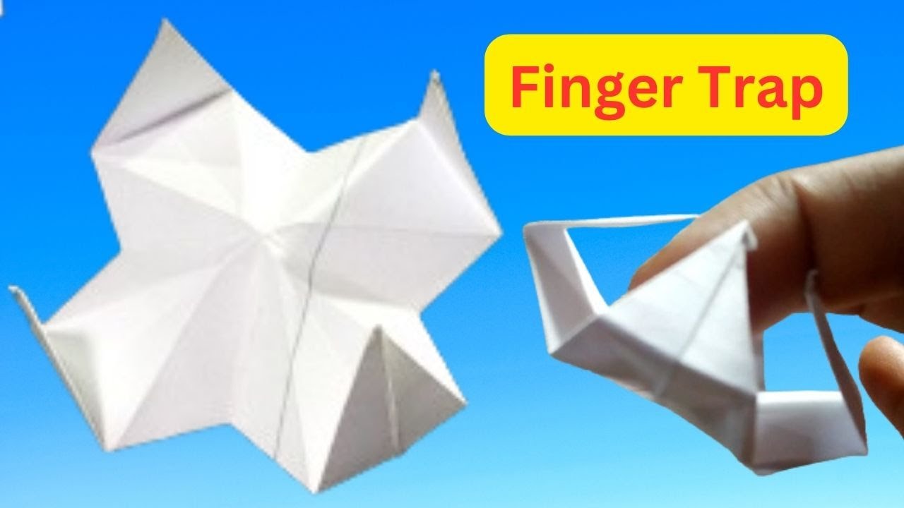 Finger Trap | How To Make A Finger Trap With Paper - YouTube