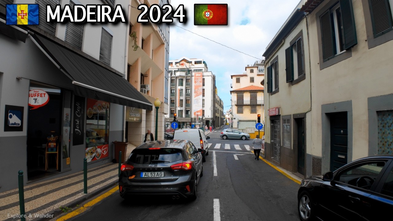 MADEIRA 2024 ☼ Driving Through Funchal, Madeira | Relaxing Car Ride ...