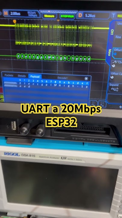 Part 1/2 ESP32 UART 20Mbps #electronic #engineering #highspeed # ...